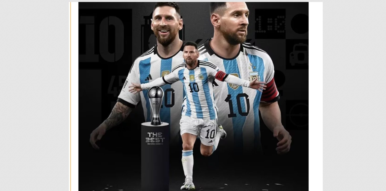 Messi ganó su tercer premio The Best al mejor jugador del mundo - Zonal ...